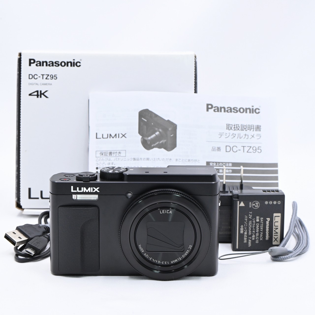 【楽天市場】パナソニック Panasonic LUMIX DC-TZ95-K ブラック コンパクトデジタルカメラ【中古】：フラッグシップカメラ 楽天市場店