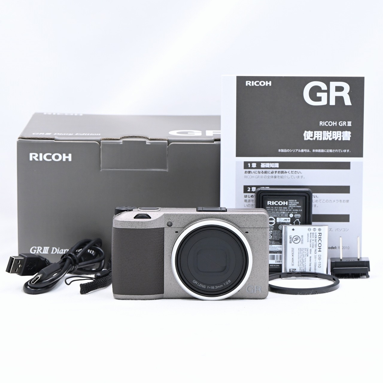【楽天市場】リコー RICOH GR III Diary Edition メタリックウォームグレー GR3 コンパクトデジタルカメラ【中古 ...