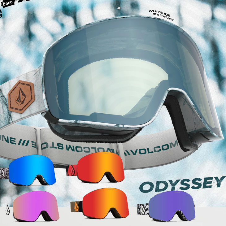 【楽天市場】23-24 ボルコム VOLCOM スノボ ゴーグル SNOW Odyssey Goggle 【Jaimeラバーストラップ 】と ...