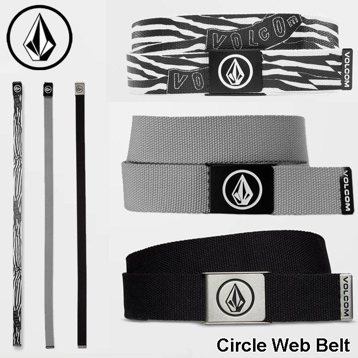 【楽天市場】ボルコム VOLCOM ベルト 2024春夏 Circle Web Belt ウェブベルト D5932102 ：FLEAboardshop