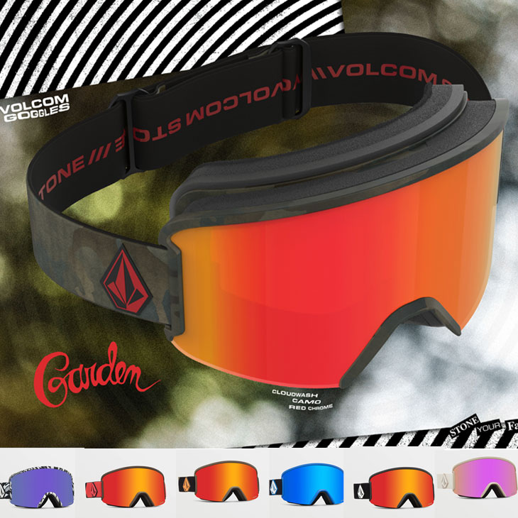 【楽天市場】23-24 ボルコム VOLCOM スノボ ゴーグル SNOW Garden Goggle ラバーバンドストラップ【日本正規品 ...