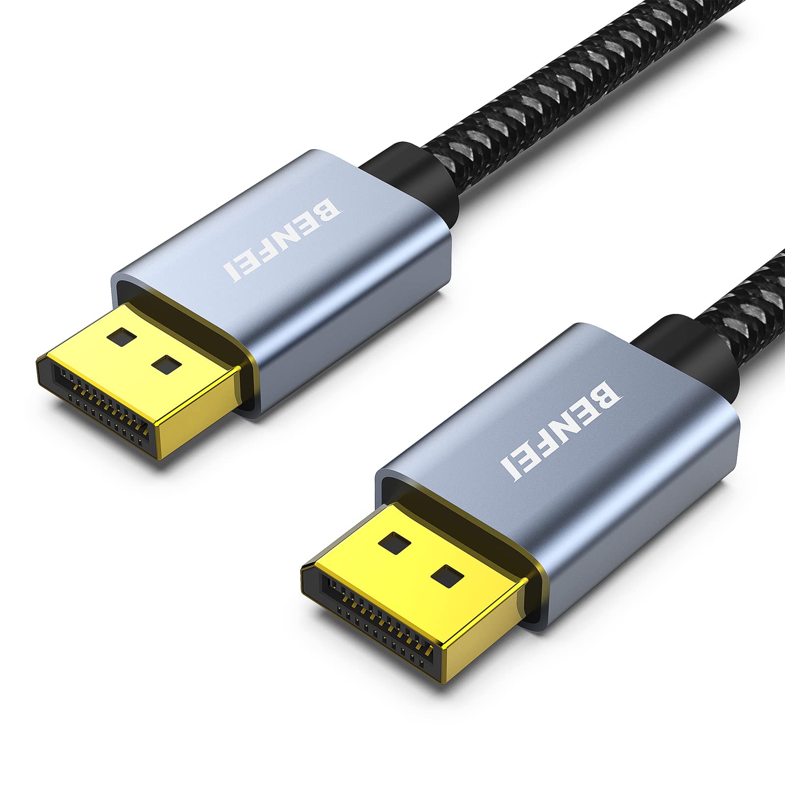 【楽天市場】BENFEI DisplayPort - DisplayPort 1.8M ケーブル DP - DP オス - オス ケーブル 金 ...