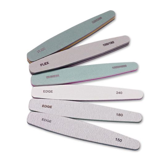 【楽天市場】ALLVDネイルファイルセット/爪やすり爪磨きジェルネイル用150180240100/180200/2801000/4000(6本 ...