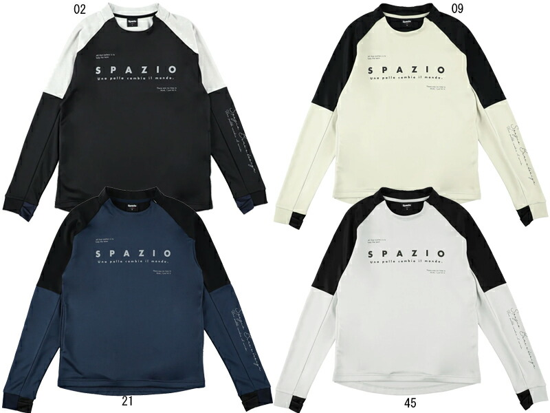 【楽天市場】SPAZIO 袖パネルミッドトレーニングトップ GE-1036【spazio】スパッツィオ サッカー フットサルウェア：フライトスポーツwebshop