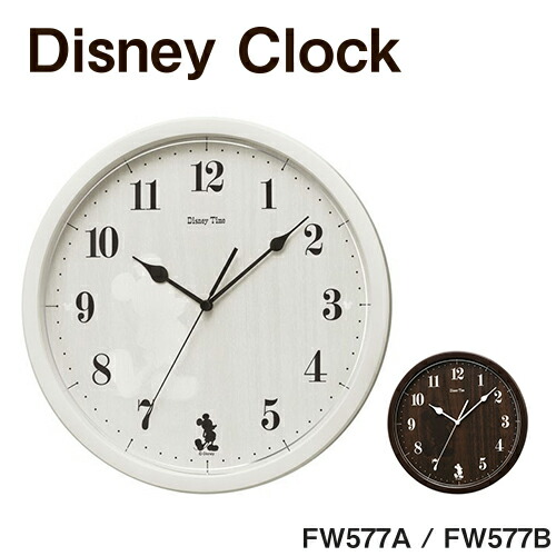 【楽天市場】セイコークロック ディズニー ミッキーマウス 掛け時計 キャラクタークロック FW577A / FW577B【セイコークロック正規 ...