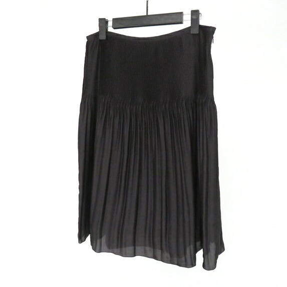 【楽天市場】【美品】23区 フレアスカート サテン プリーツ スカート ポリエステル 100% サイズ46 黒 ブラック 日本製 レディース ...