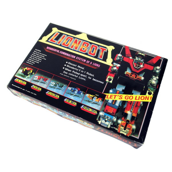 【楽天市場】【未使用】LION BOT 百獣王 ゴライオン ダイキャスト 超合金 フィギュア 海外版 (1)：FLORA CLOSET