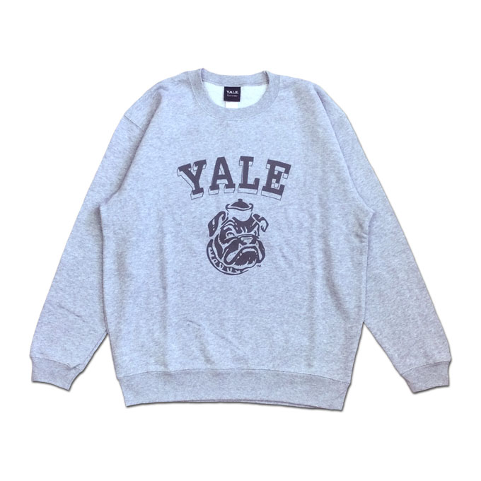 【楽天市場】YALE University DOUBLE-SIDED PRINTING CREW SWEAT グレー スウェット トレーナー ...