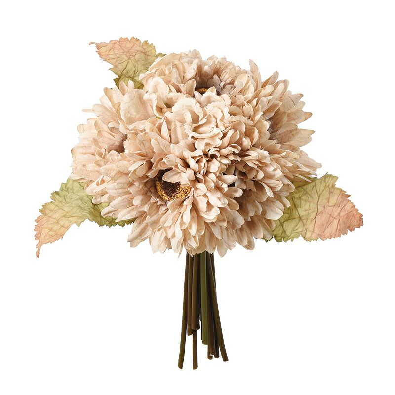 【楽天市場】ミックスフラワーブーケ ベ−ジュ a-34434-008 造花アーティフィシャル【ascaアスカ】：フラワーライフ サンエイクラフト