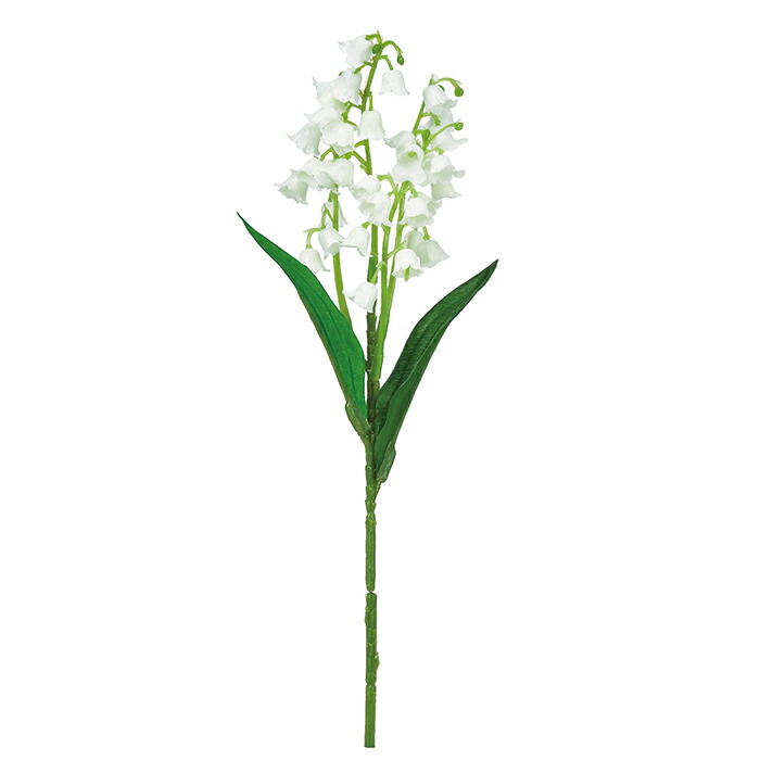 【楽天市場】【造花 アーティフィシャルフラワー】スズラン ホワイト a-35036-001 【ascaアスカ】：フラワーライフ サンエイクラフト