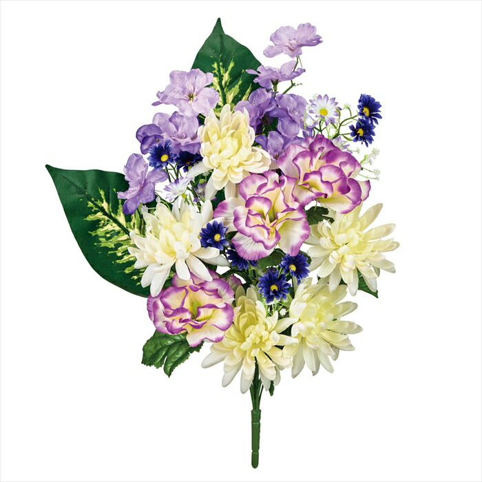 【楽天市場】【アーティフィシャルフラワー 造花 フラワー（アーティフィシャル）】 マムリシアンサスブッシュ WH／PP fm0b2501 ...