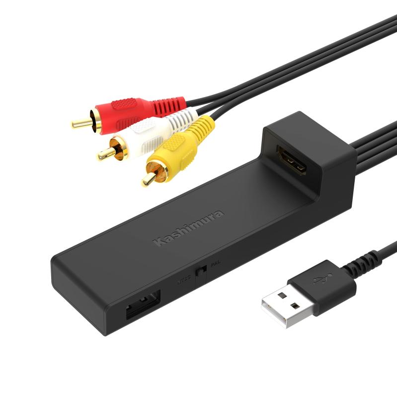 【楽天市場】カシムラ(Kashimura) HDMI/RCA変換ケーブル USB1ポート fire tv stick対応 HDMIをRCAに変換してカーナビで観れる映像コンバーター NKD ...