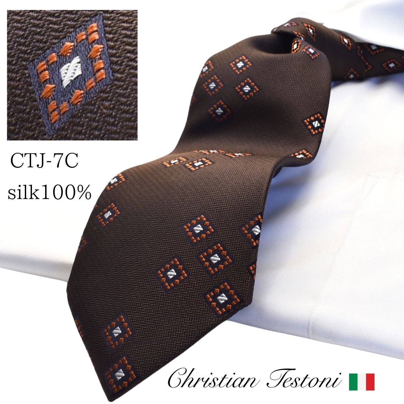 【楽天市場】イタリアブランド ネクタイ クリスチャンテストーニ Christian Testoni 父の日 ギフト 成人式 就活 コスプレ ...