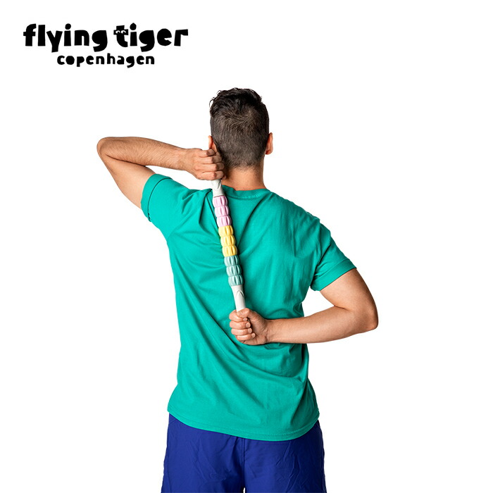 【楽天市場】【フライングタイガー公式】ウェルネスローラー ストレッチ ツボ押し むくみ 解消 美容 ふくらはぎ 太もも 二の腕 手 肩 サイズ ...