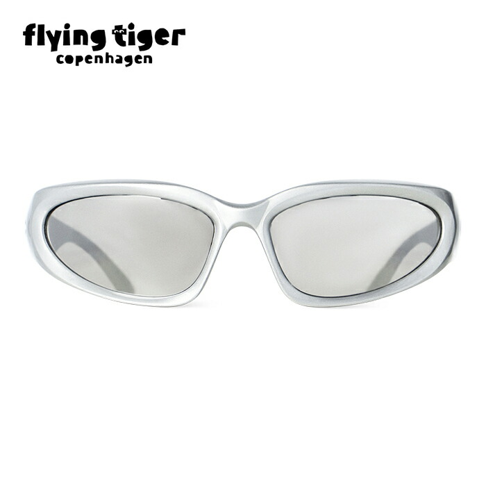 【楽天市場】【フライングタイガー公式】サングラス シルバー レーサー UV400 UVカット ランニング おしゃれ プール 海 紫外線対策 ...