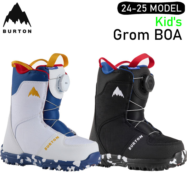 【楽天市場】24-25 BURTON ブーツ バートン キッズ Grom BOA グロム ボア スノーボード スノーブーツ ジュニア ユース ...