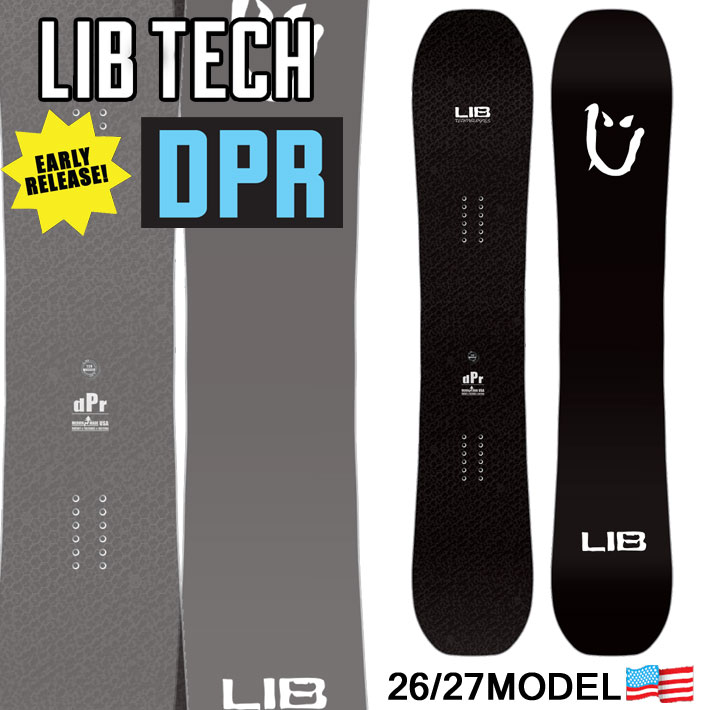 【楽天市場】アーリーモデル 26-27 LIB TECH EARLY MODEL リブテック スノーボード DPR 147cm 150cm ...