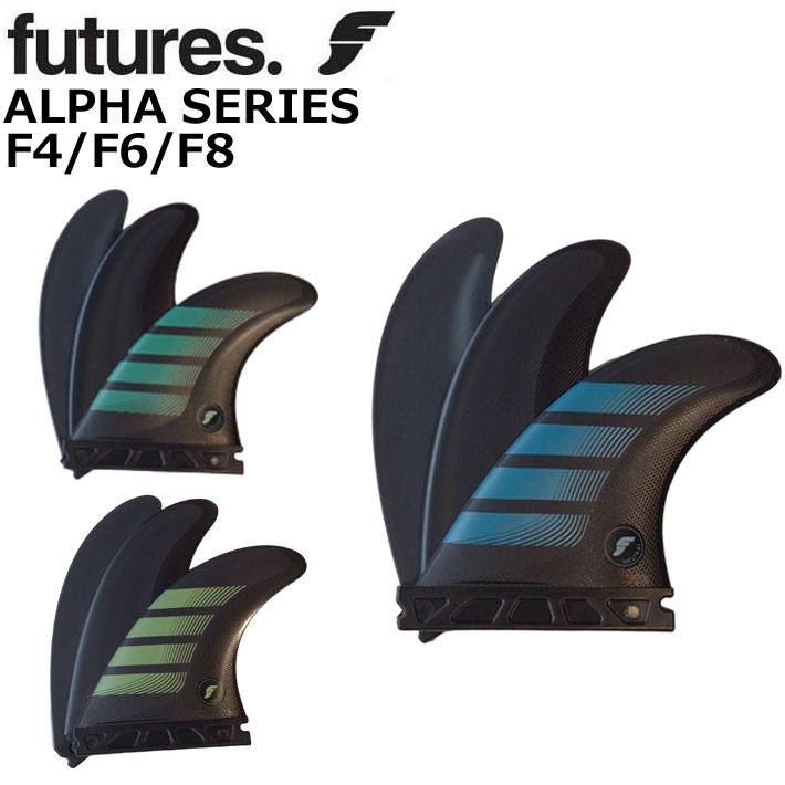 【楽天市場】FUTURE FINS フューチャーフィン ALPHA F4/F6/F8 [S.M.L] アルファ TRI トライフィン 3fin ...