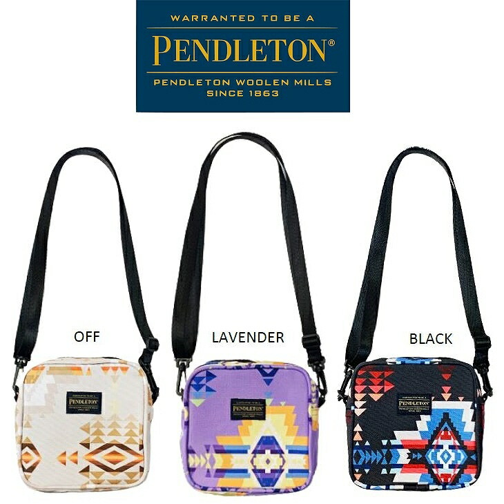 【楽天市場】【送料無料】PENDLETON CUBE MINI SHOULDER ペンドルトン キューブミニショルダー ペンドルトンからロックポイント柄をプリントのした小さいミニショルダー ...