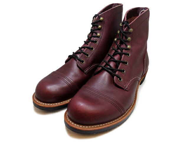 【楽天市場】【交換送料無料】 レッドウイング ブーツ アイアンレンジ オックスブラッド メサ RED WING 8119 Iron Range ...