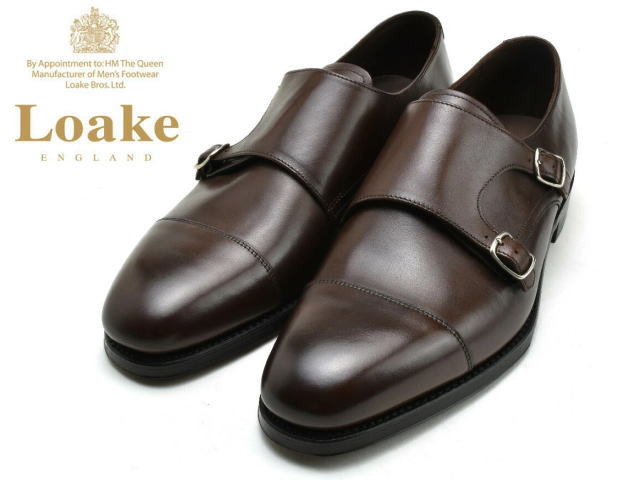 【楽天市場】ローク ダブルモンクストラップ Loake CANNON ダークブラウン メンズ ビジネスシューズ：Foot Time