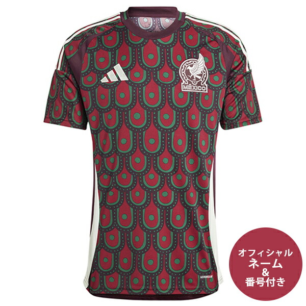【楽天市場】アディダス 2024 メキシコ代表 オフィシャルマーク付き ホーム レプリカユニフォーム 大人用 サッカー レプリカシャツ 半袖 ...