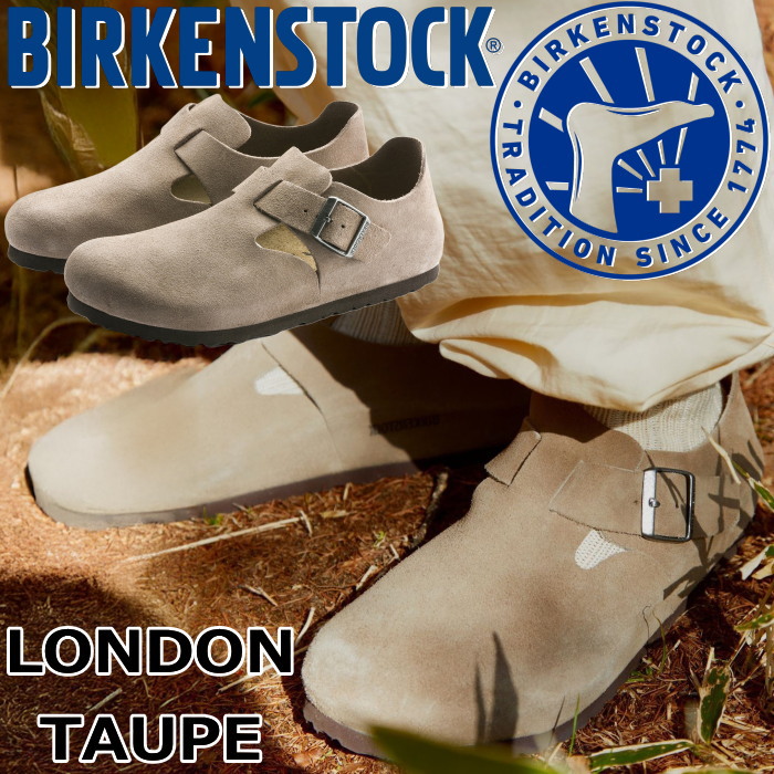 【楽天市場】【お買い物マラソンポイント最大10倍】 BIRKENSTOCK LONDON ビルケンシュトック ロンドン 1010503 トープ ...