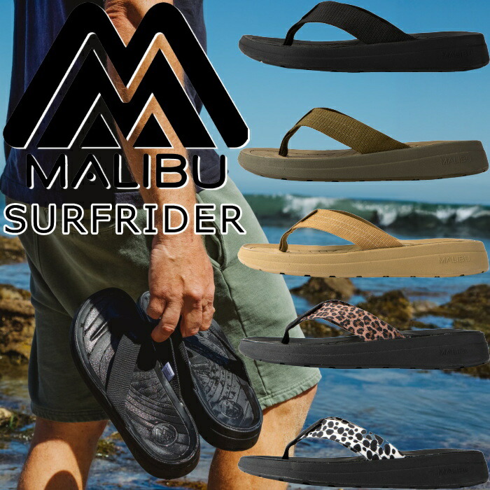 【楽天市場】【お買い物マラソンポイント最大10倍】 【SALE：30％OFF】 MALIBU SANDALS SURFRIDER マリブ ...