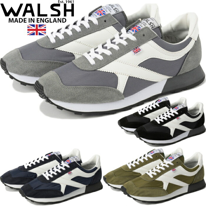【楽天市場】【お買い物マラソンポイント最大10倍】 WALSH TORNADO-T ウォルシュ トルネード メンズ スニーカー レザースニーカー ローカット レトロシューズ スポーツ ...