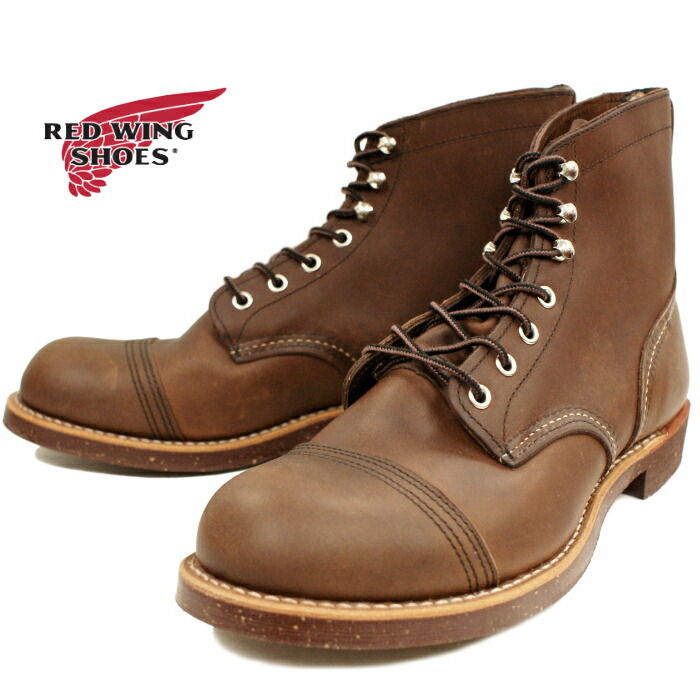 【楽天市場】 RED WING IRON RANGE IRON RANGER 8081 正規品 レッドウィング アイアンレンジ [Amber ...