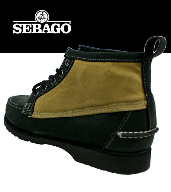 【楽天市場】 Sebago [ セバゴ ] FILSON KNIGHT フィルソン ナイト B73066 Black/Wax Canvas ...