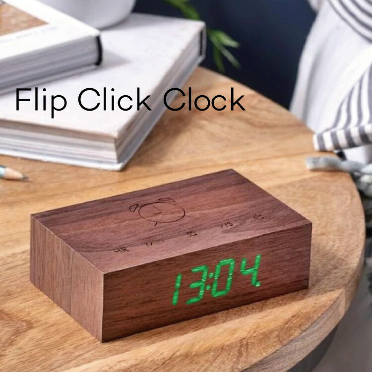 【楽天市場】【在庫処分30％OFF】Flip Click Clock フリップクリッククロック GINGKO 置時計 アラームクロック 時計 ...