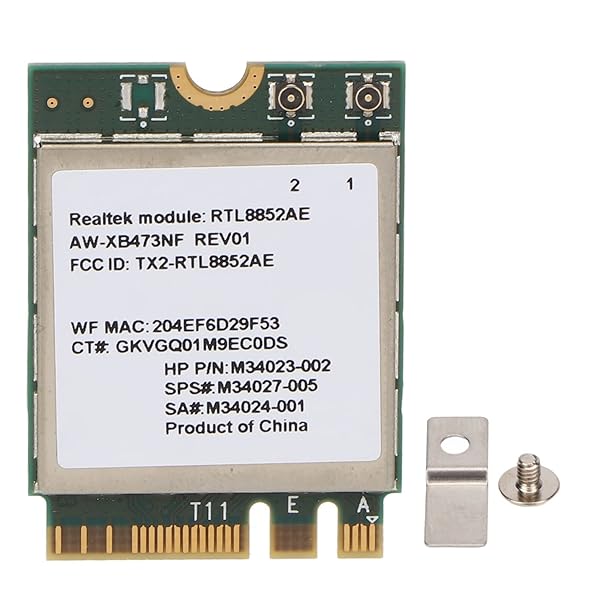 【楽天市場】【送料無料】RTL8852AE Wifi 6 ワイヤレス モジュール、2.4Ghz 5Ghz、802.11ax / Ac NGFF ...