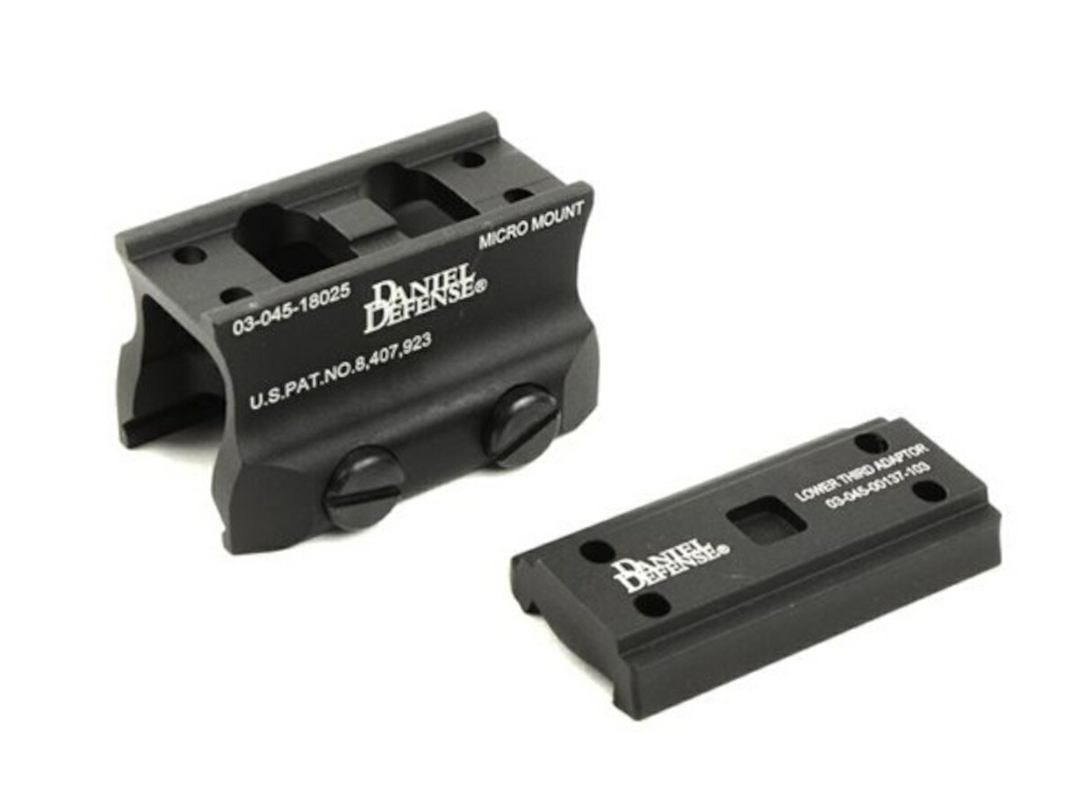 【楽天市場】Z&Z Daniel Defense タイプ T1/T2 マイクロマウント BK 18歳以上 サバゲー 銃：エアガンショップ フォートレス