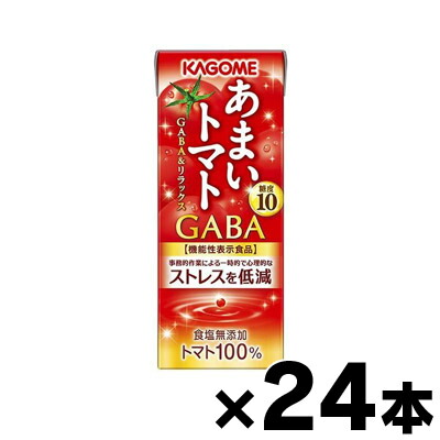 【楽天市場】カゴメ あまいトマトGABA＆リラックス 195ml×24本 4901306011201*24：フォーユー久米川楽天市場店