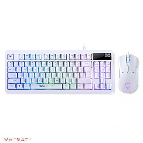 【楽天市場】KOLMAX HUNTER RGB ゲーミングキーボード&マウスセット KO4-White：Founder