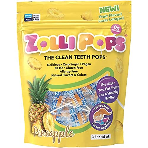【楽天市場】Zollipops Clean Teeth Lollipops | Anti-Cavity, Sugar Fr：Founder