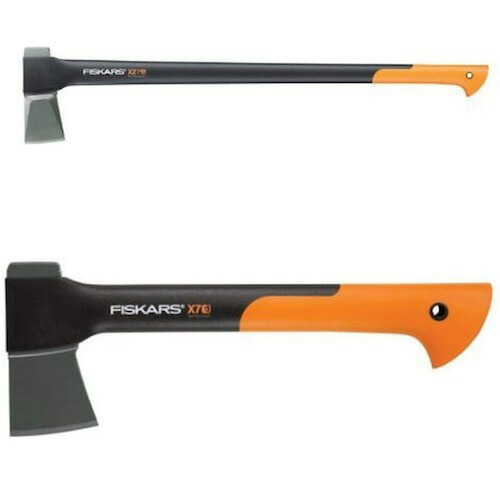 【楽天市場】【2点セット】Fiskars フィスカース 薪割り 斧・手斧 2点セット X27 Super Splitting Axe, 36 ...