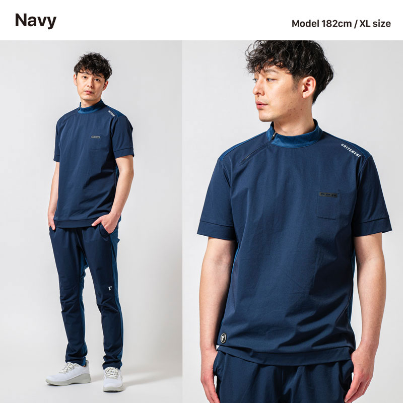 【楽天市場】unitement ( ユナイトメント ) ゴルフウェア メンズ ゴルフ 半袖 シャツ おしゃれ 春 夏 コーディネート モック ...