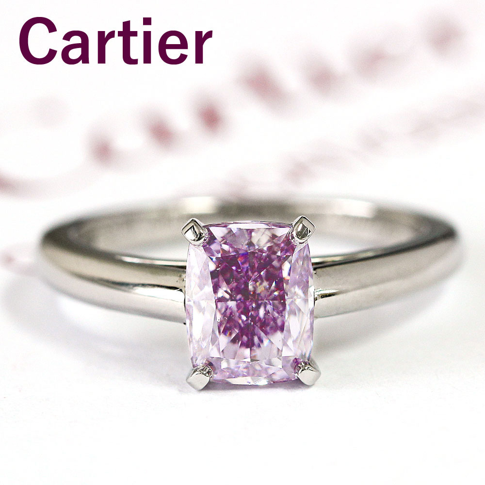【楽天市場】【Cartier】1.55ct Fancy Intense Pink-Purple ダイヤモンド Pt950 プラチナ リング 指輪 GIA鑑定書付：Four Seasons ...