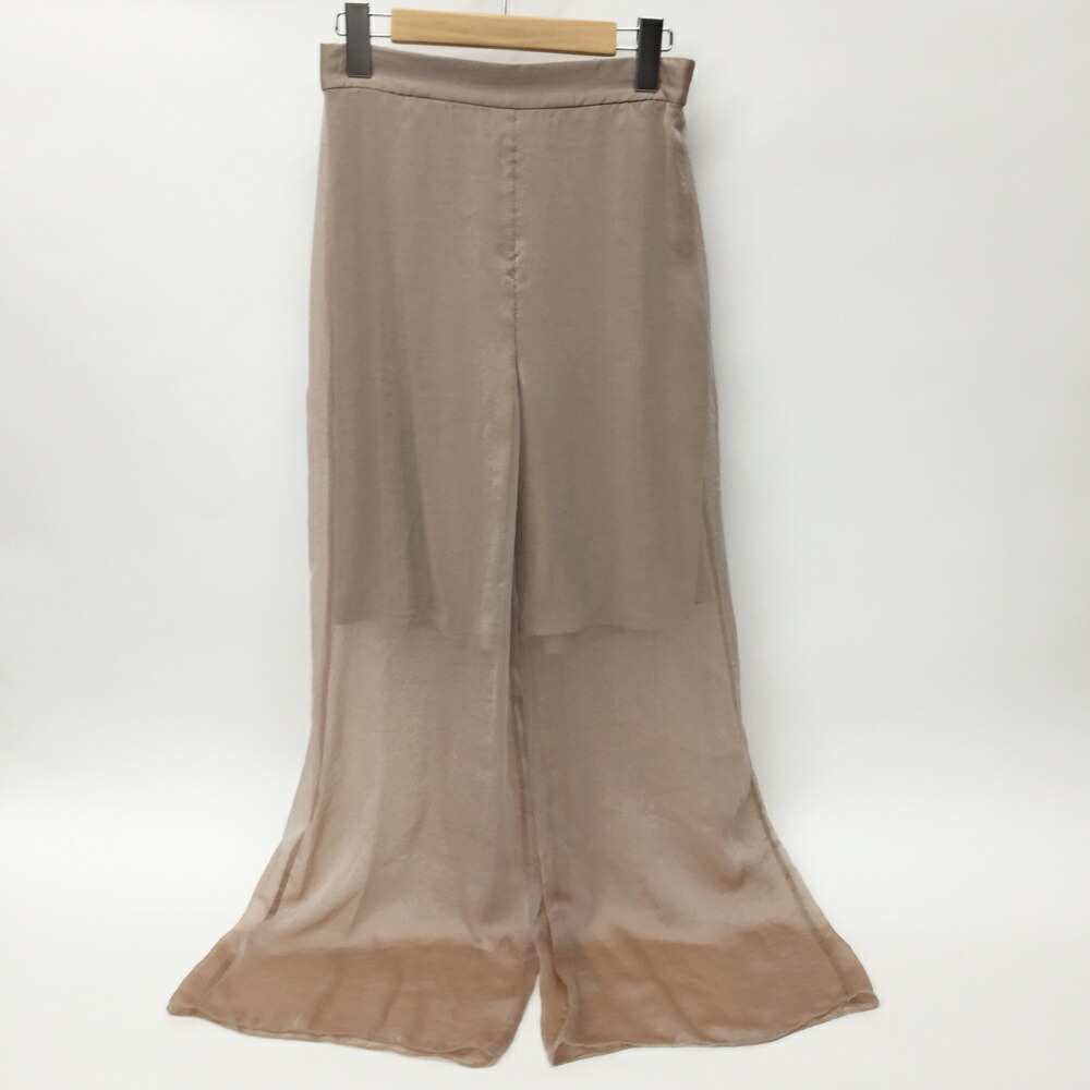 【楽天市場】AMERI(アメリ)Layered Pants レイヤードシアーパンツ 01210850980サイズ：Mカラー：ライトブラウン系【中古】【132 レディース】【鈴鹿 専売】【132 ...