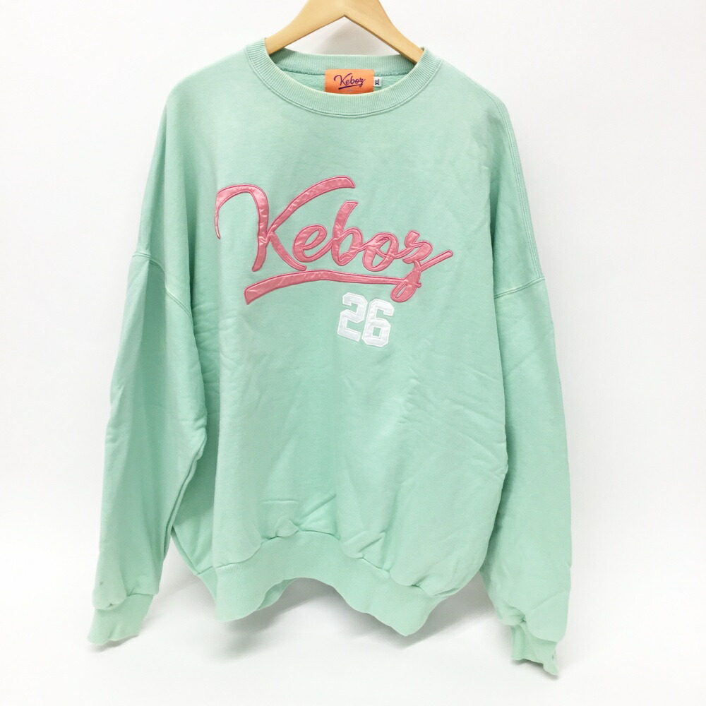 【楽天市場】Keboz×FROCLUB(ケボズ×フロクラブ)スウェットサイズ：XLカラー：ライトグリーン【中古】【126 ストリート】【鈴鹿 併売】【126-250626-07OS】：フーリエ ...