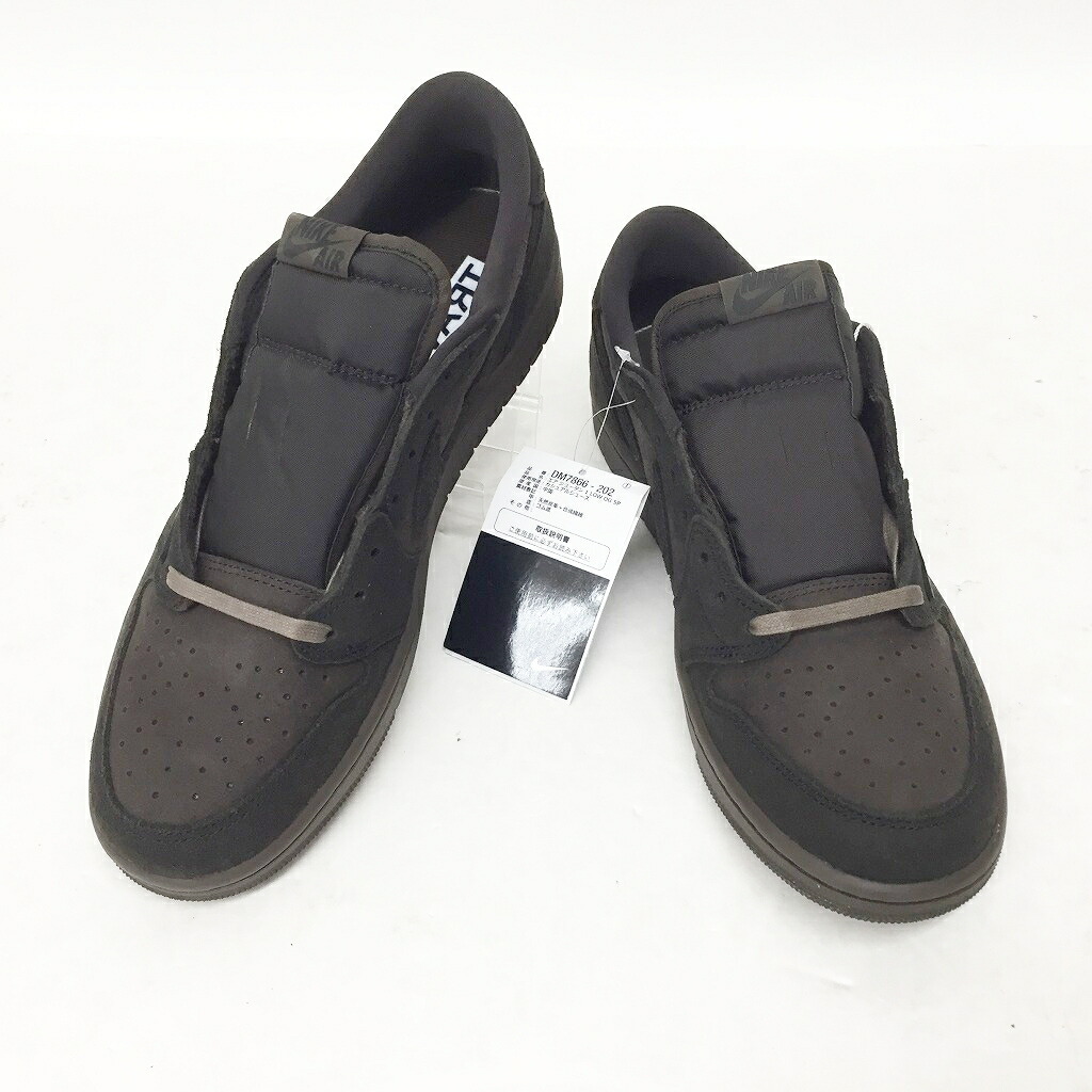 【楽天市場】Travis Scott x Nike トラヴィス・スコット × ナイキAIR JORDAN1 LOW OG SP DM7866-202 サイズ：29cmカラー：ブラウン【中古 ...