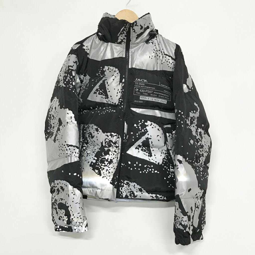 【楽天市場】Cactus Jack(カクタスジャック)Travis Scott PS5 System Reflective 中綿ダウン ...
