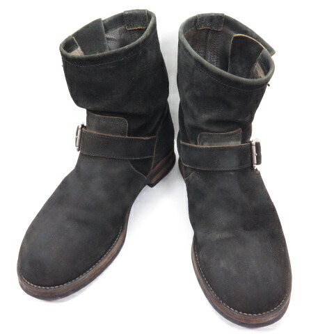 【楽天市場】marka ENGINEER BOOTS マーカ エンジニアブーツ ブラック サイズ：8 1/2 8.5 26.5cm 【中古 ...
