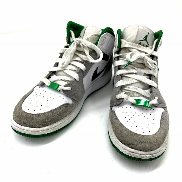 【楽天市場】NIKE AIR JORDAN 1 MID SE GS "PINE GREEN ナイキ エアジョーダン 1 ミッド スペシャル ...