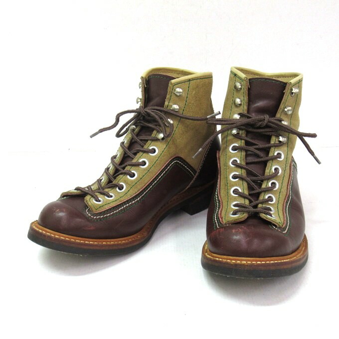 【楽天市場】LONE WOLF BOOTS CAT'S PAW SOLE " CARPENTER " ロンウルフブーツ 2トーン カーペンター ...
