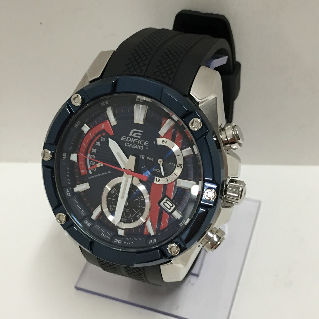 【楽天市場】CASIO(カシオ)EDIFICE (エディフィス) EFR-559TRP カラー：ブラック×ブルー×レッド【中古】【141 時計 ...