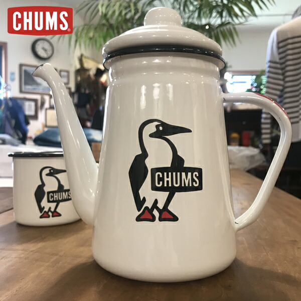 【楽天市場】【CHUMS】Enamel Kettle チャムス/エナメルケトル/ポット/やかん/キッチン用品/琺瑯/ホーロー/アウトドア/キャンプ/エナメル/白/ホワイト/キャンプグッズ/1 ...