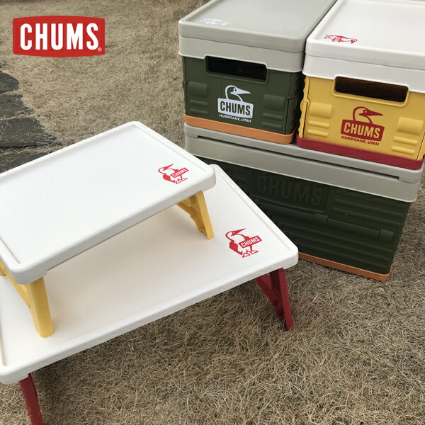 【楽天市場】【CHUMS】Picnic Table With Folding Container Top & S size/チャムス ...